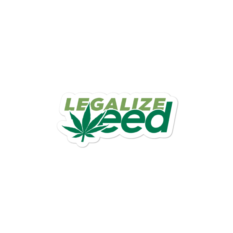 Legalize Weed – Vinyl Sticker - Official GoStoner Lifestyle Brand Gear